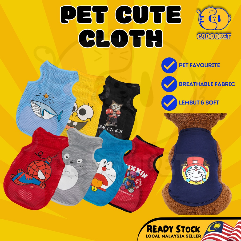 Baju Kucing Murah Cat Shirt Baju Kucing Comel Pet Cloth Clothes Shirt ...