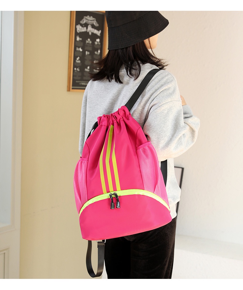 New Drawstring Backpack fitness exercise sling basketball bag large ...