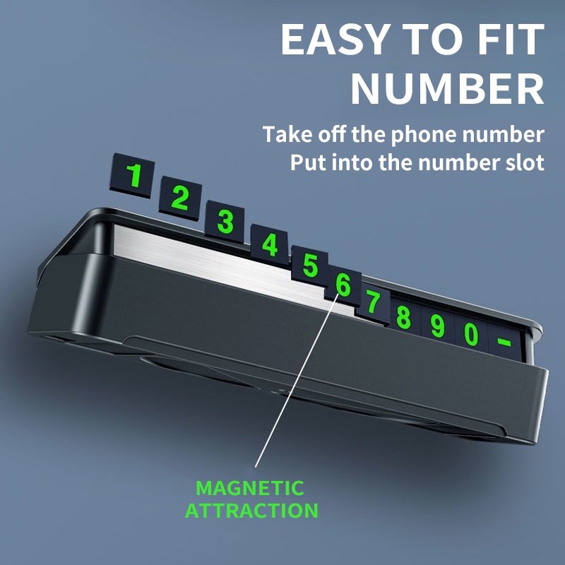 Ford Car Temporary Parking Card Luminous Phone Number Card Plate ...