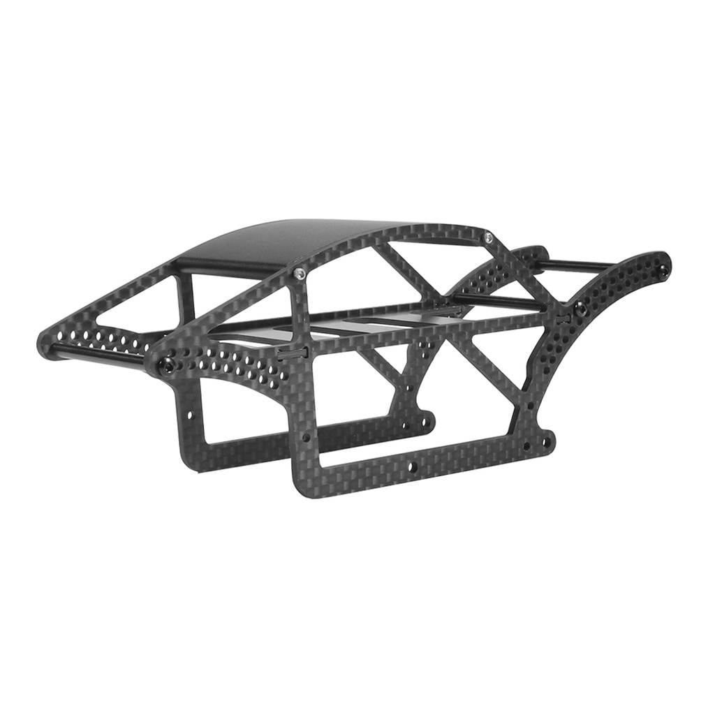 TRX4M Carbon Fiber Comp Chassis Kit for 1/18 RC Rock Crawler Car TRX4-M ...