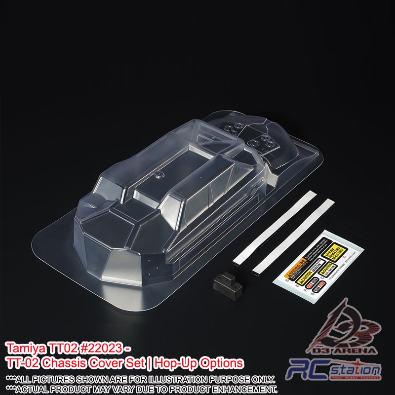 Tamiya TT02 #22023 - TT-02 Chassis Cover Set | Hop-Up Options | Shopee ...