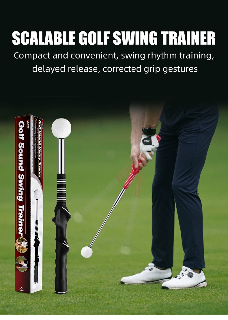PGM portable telescopic right handed golf swing tempo trainer golf ...
