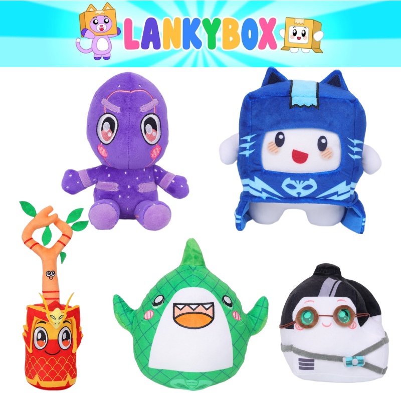 Lankybox Unique And Pj Masks Transforming Plush Box Headgear Cat ...