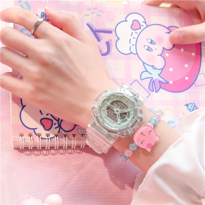 Multifunctional Transparent Watch for Children and Girls with Night ...