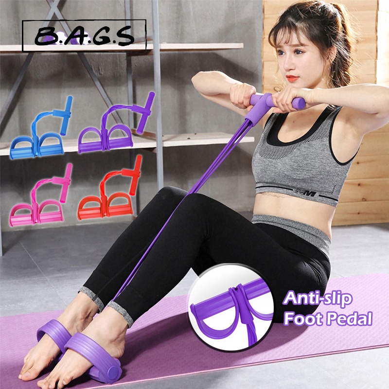 THEBAGS Yoga Legged Pedal Puller Sit Up Stretcher Elastic Foot Pull ...