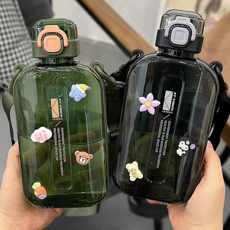 【Ready stock】 Ready stock 750ml Large Capacity botol air viral tiktok ...