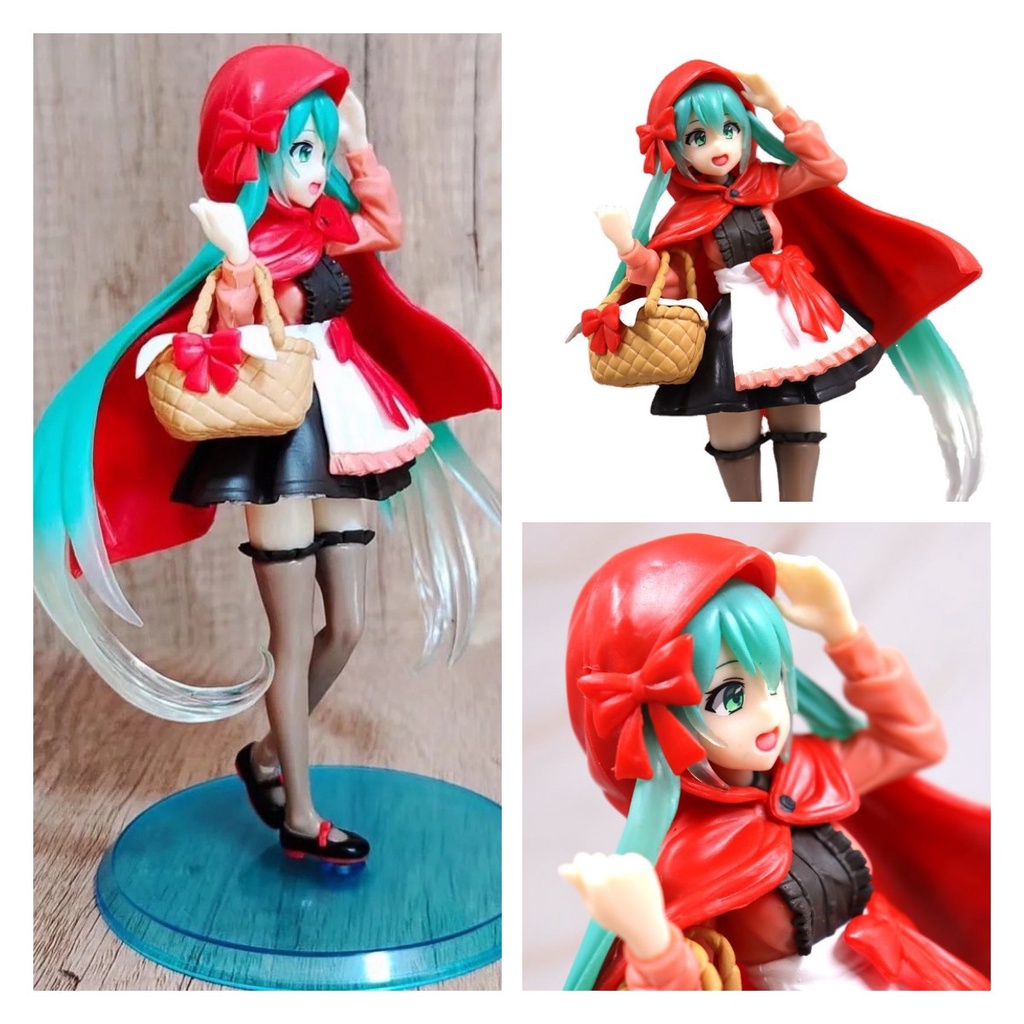 Adorable Hatsune Miku Little Red Riding Hood Figure Toy Model Captures ...