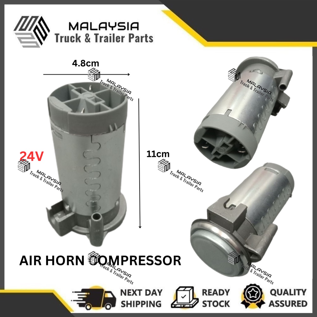 Air Horn 12V 24V Portable Air Compressor Truck/Car/Vehicle | Shopee ...