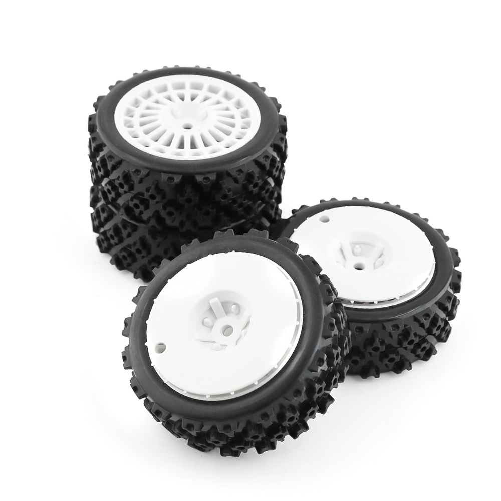 72mm Rubber Tire Wheel Tyres for Tamiya XV-01 XV01 TA06 TT-01 TT-02 PTG ...