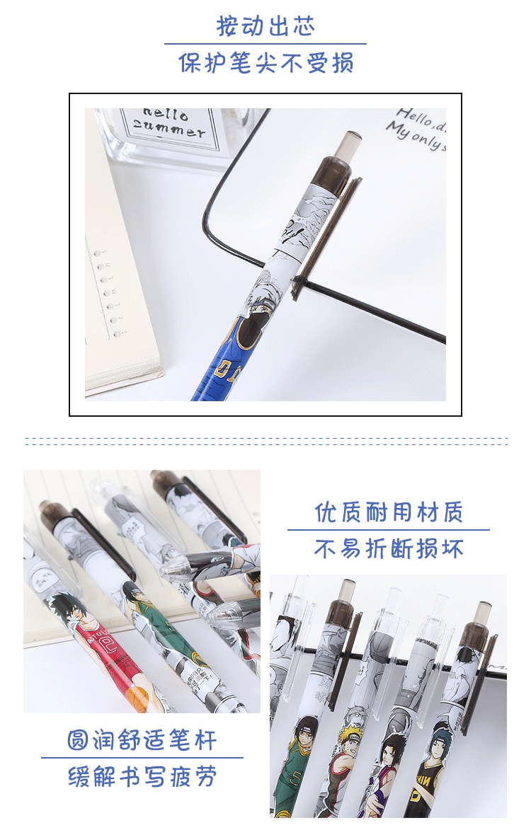 1pcs Creative Naruto Dunk Master Press To Start Animation Students ...