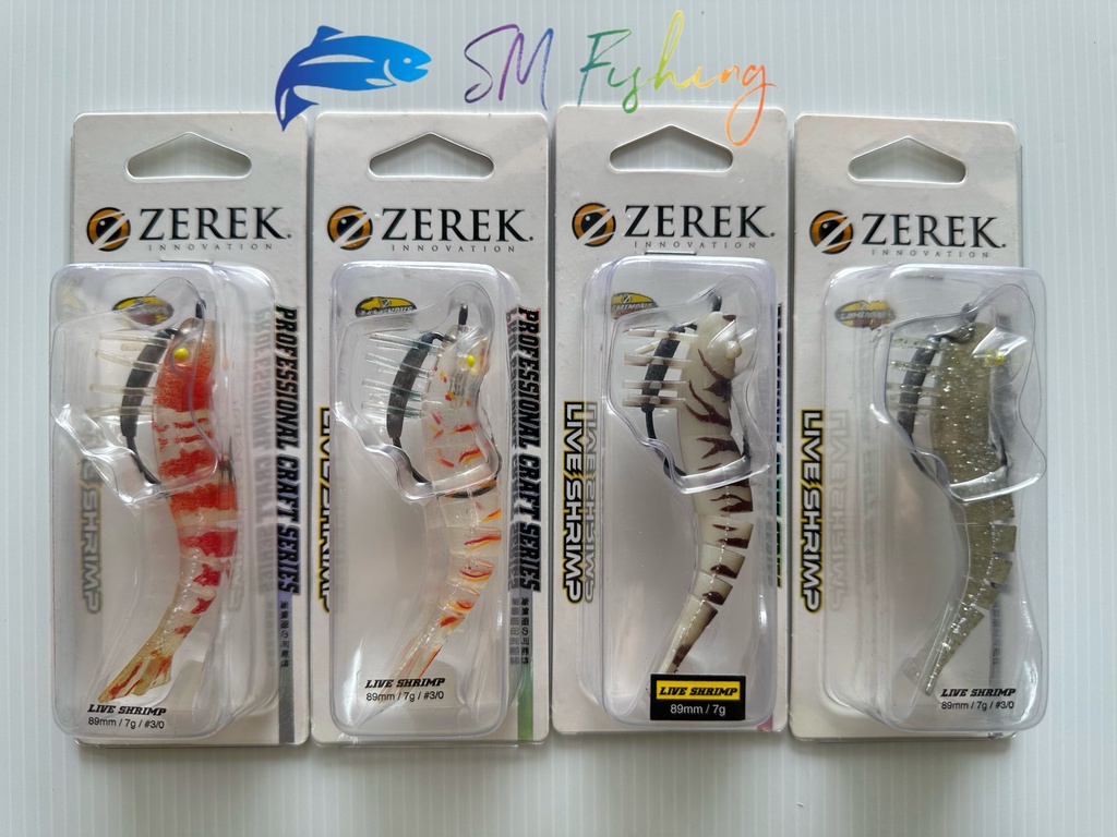ZEREK Live Shrimp 3.5 inch Fishing Lure [Ready Stock] | Shopee Malaysia
