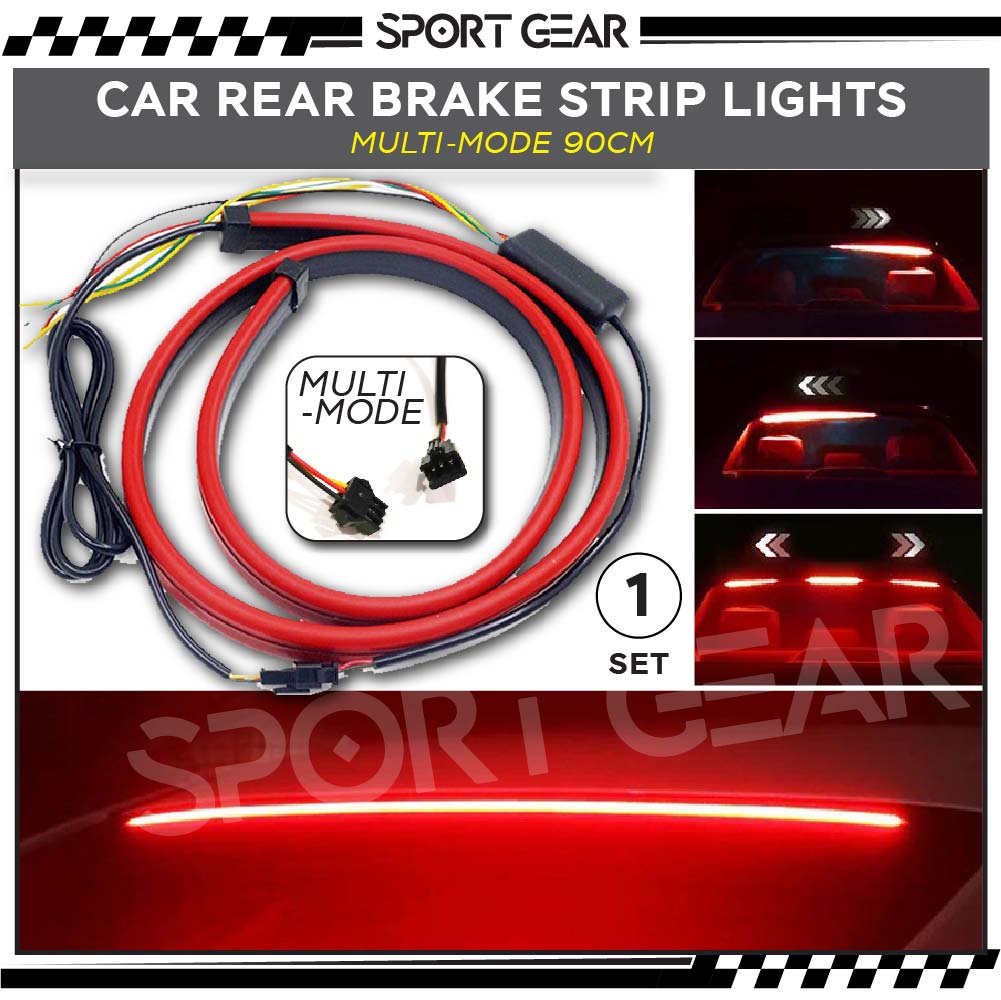 Universal 12V Car Brake LED Strips Lights DRL Daytime Running Light ...