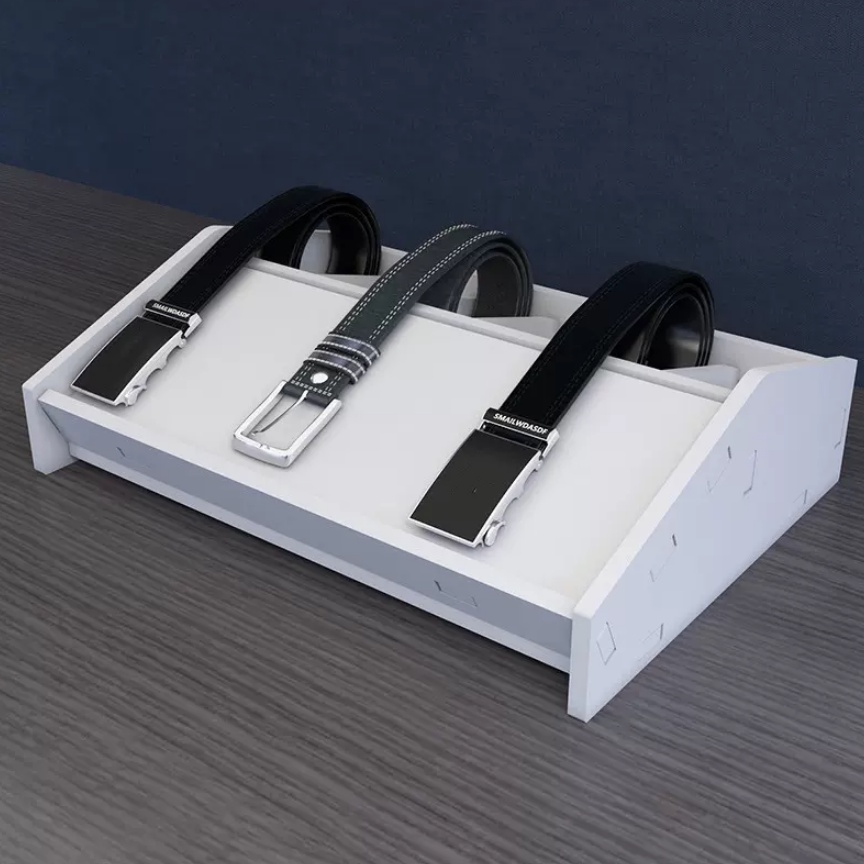 Home belt storage box shopping mall belt display rack clothing store ...