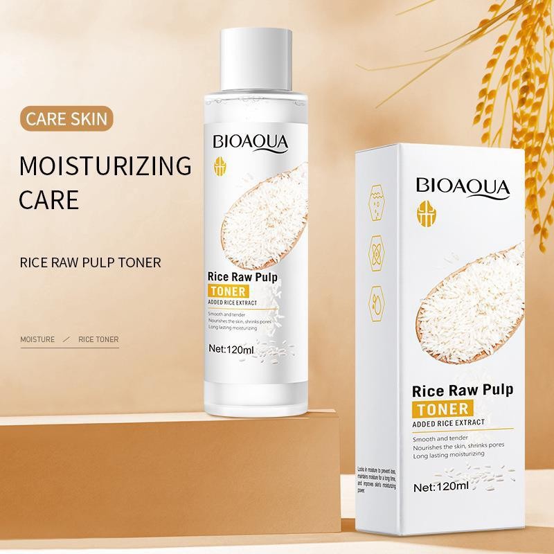 BIOAQUA Rice Raw Pulp Skin Care Sets Hyaluronic Acid Moisturizing ...