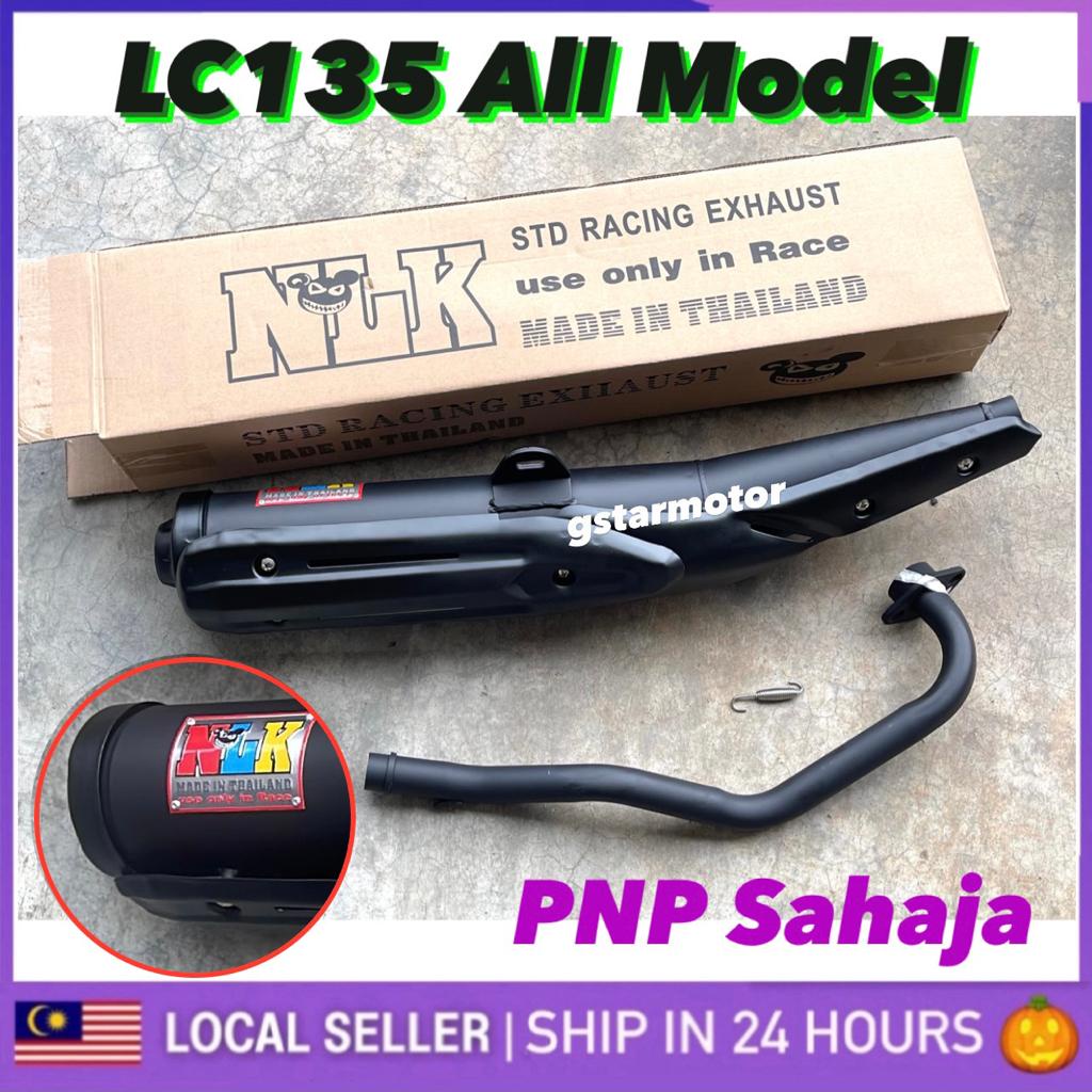 TS RACING NLK Exhaust Y15 LC135 V1 - V7 Ekzos V2 V4 V5 EKZOS EXZOS MUFFLER COVER 135LC LC YAMAHA ...