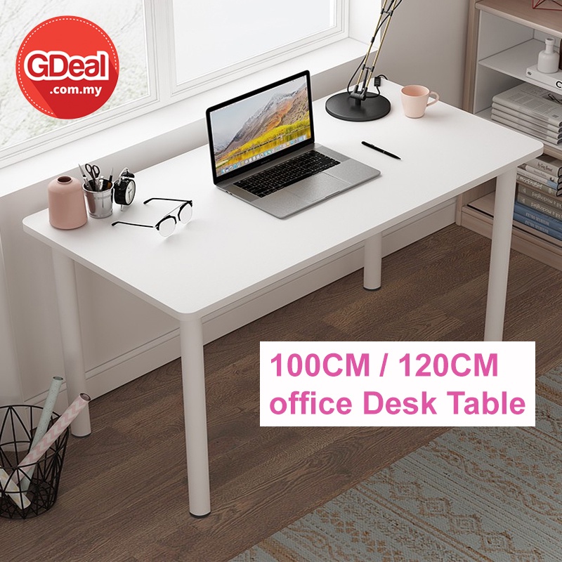 GDeal 100CM/120CM Large And Spacious Computer Desk Desktop Home Simple ...