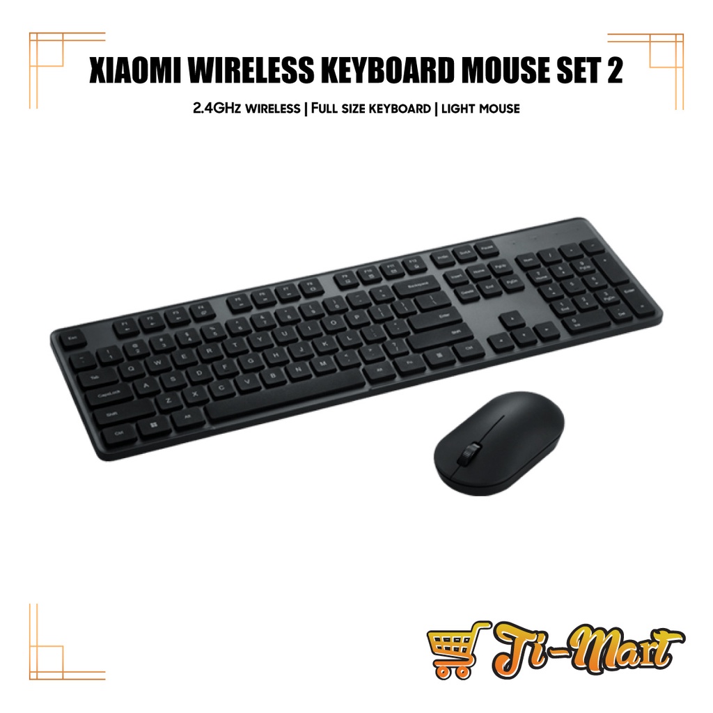 Xiaomi Wireless Keyand Mouse Set 2 [RF 2.4GHz Office Keyboard 104 Keys ...