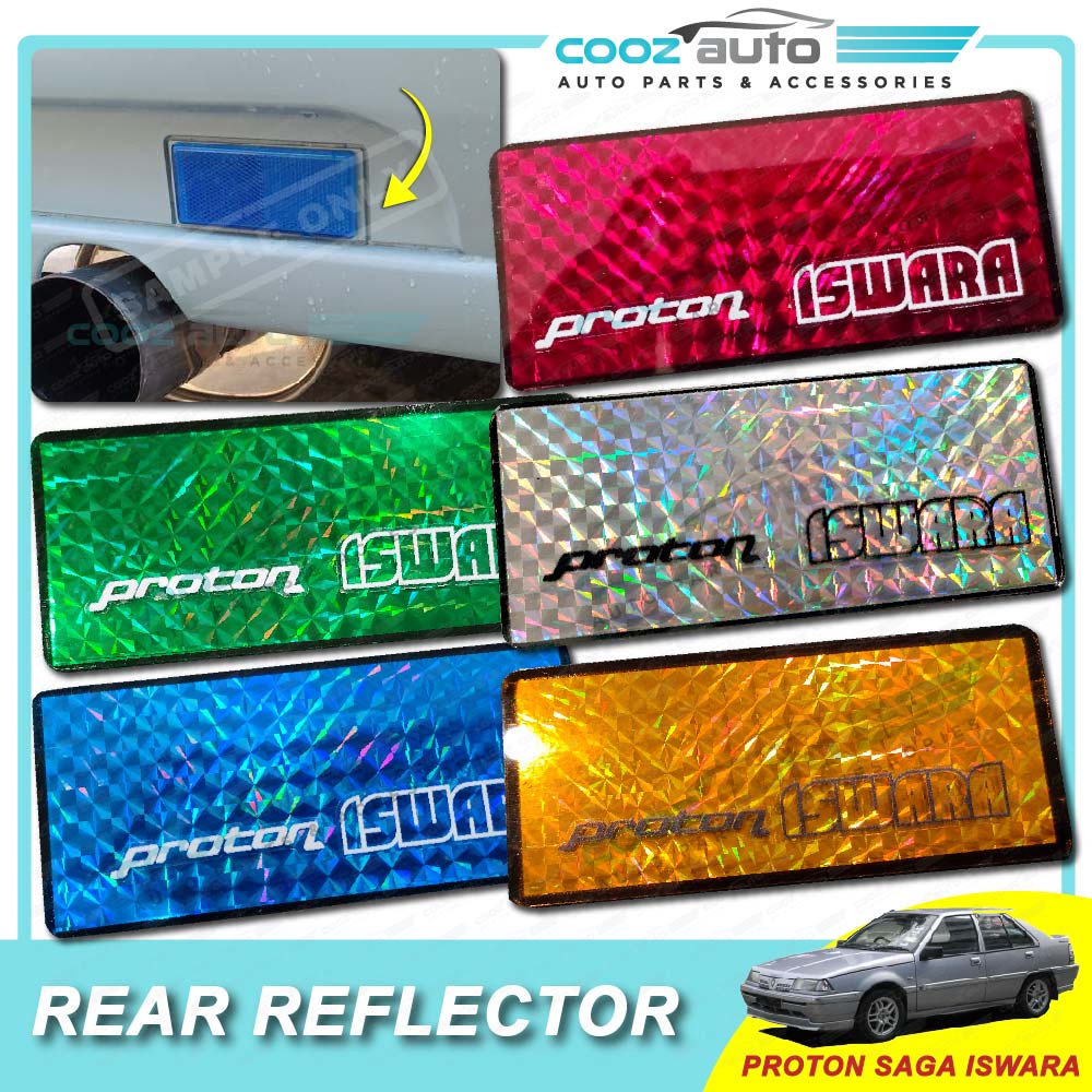 Proton Saga Iswara Saga Old Saga LMST Car Rear Bumper Reflector Colour ...