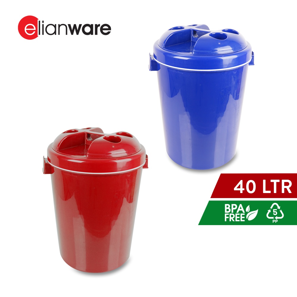 Elianware 40Ltr Round Ice Cooler Box Tong Nasi Big Volume Rice ...