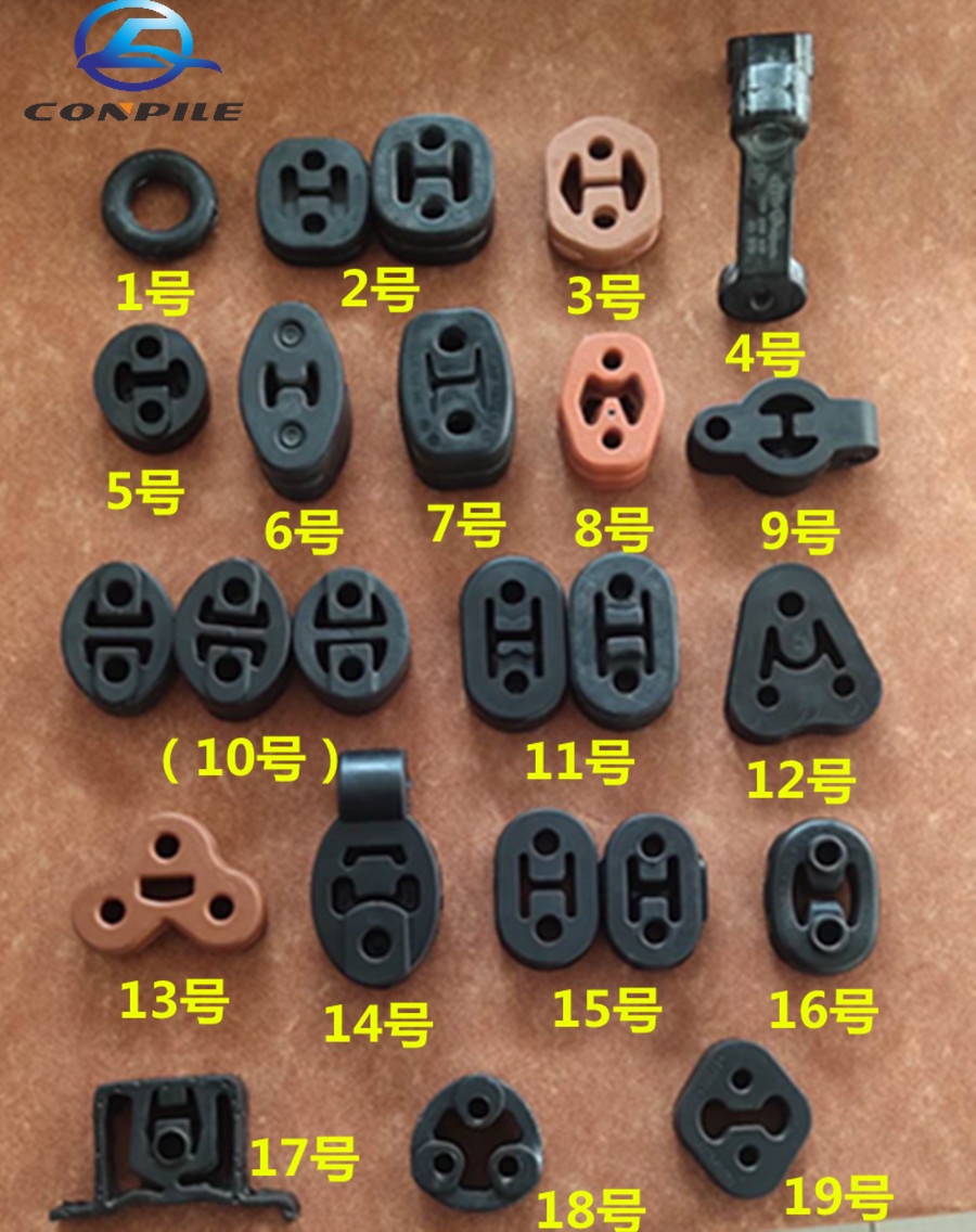 1PC exhaust pipe hanging lugs glue car muffler rubber ring | Shopee ...