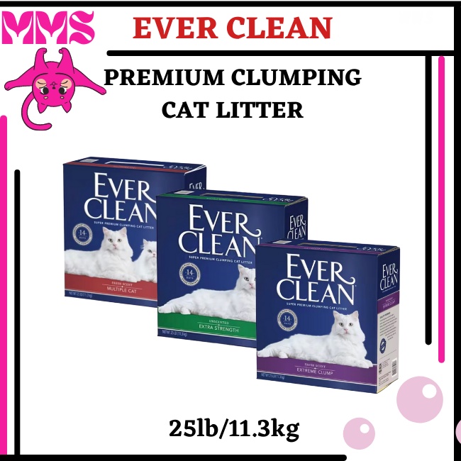 Ever Clean Premium Cat Litter # Extra Strength Unscented # Multiple Cat ...