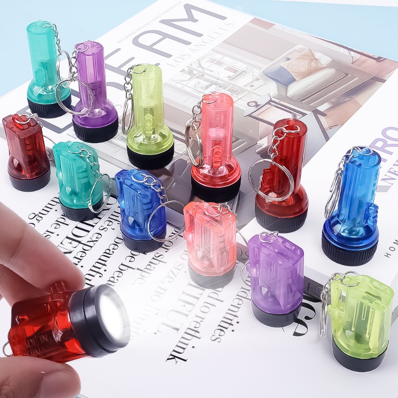 Key Chain Battery Light / Portable Plastic LED Flashlights Keychains ...