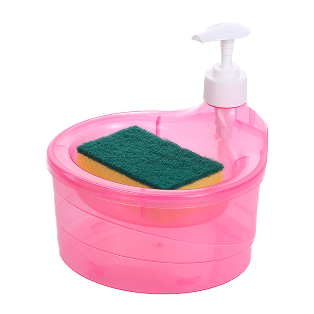 Soap Dispenser box with Sponge 2 in 1 Kitchen Dishwasher 洗手机皂液器 ...