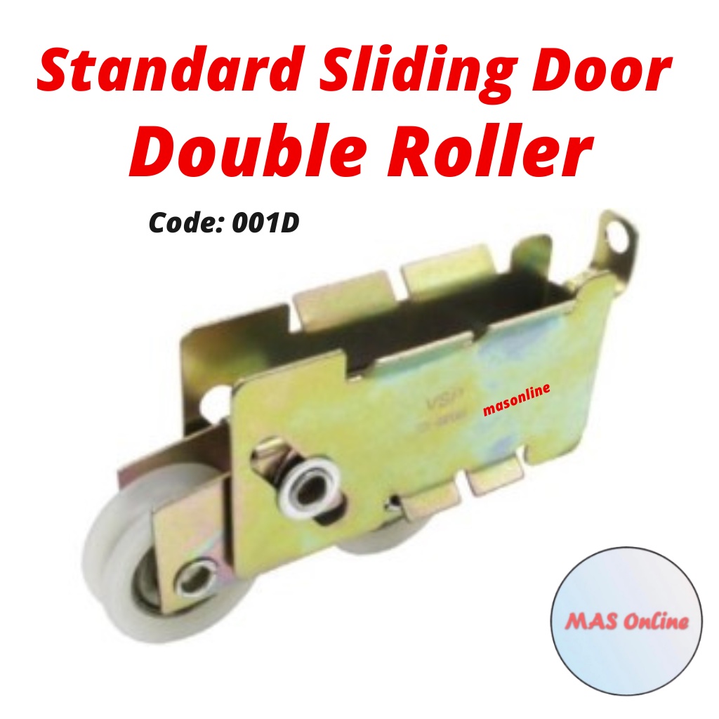 001 Sliding Door Heavy Duty Double Roller Standard 32mm 001D [FREE ...