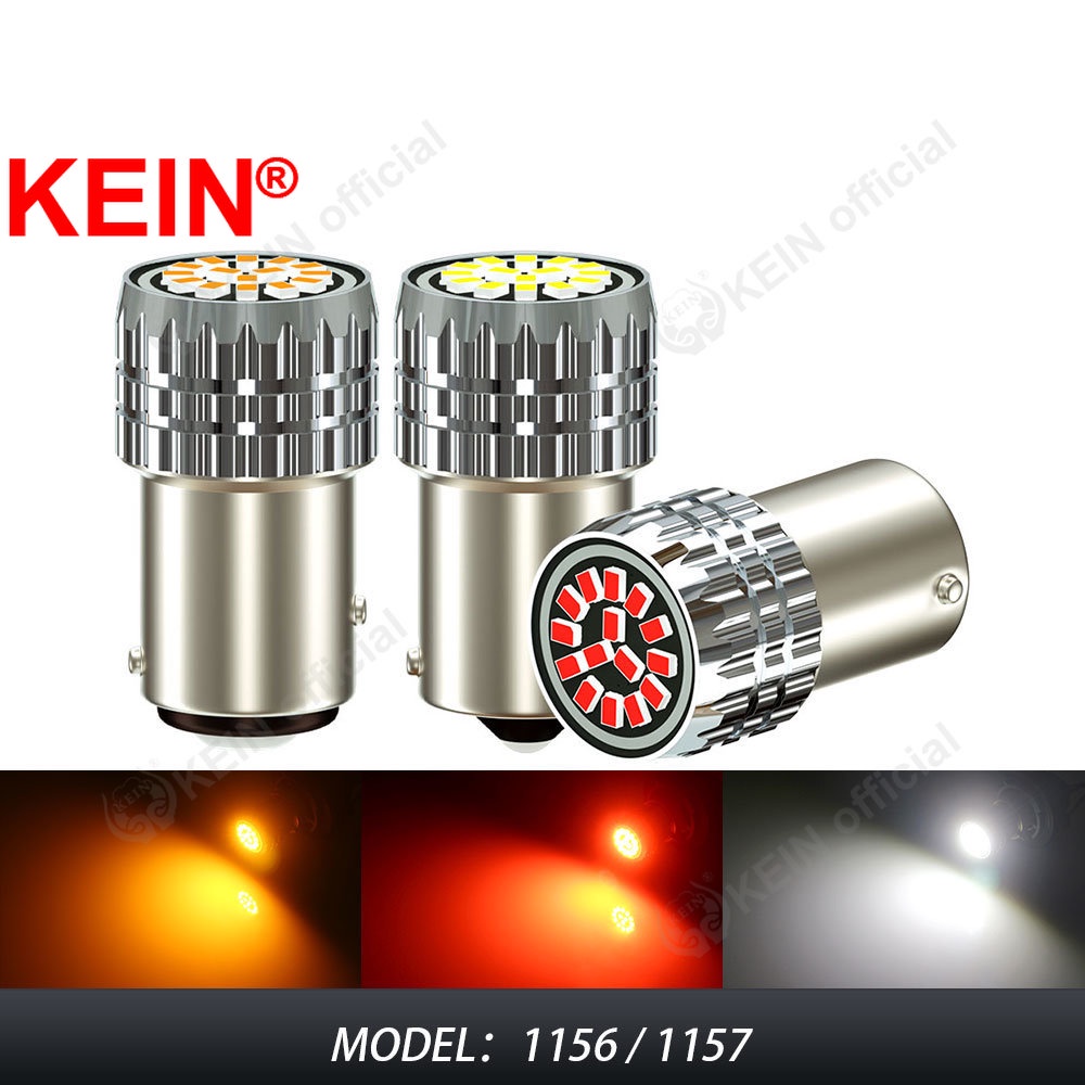 KEIN 2PCS 360° Light 1156 1157 Led Brake Light S25 BA15S BAY15D P21W P21/5W Reversing Rear Turn ...