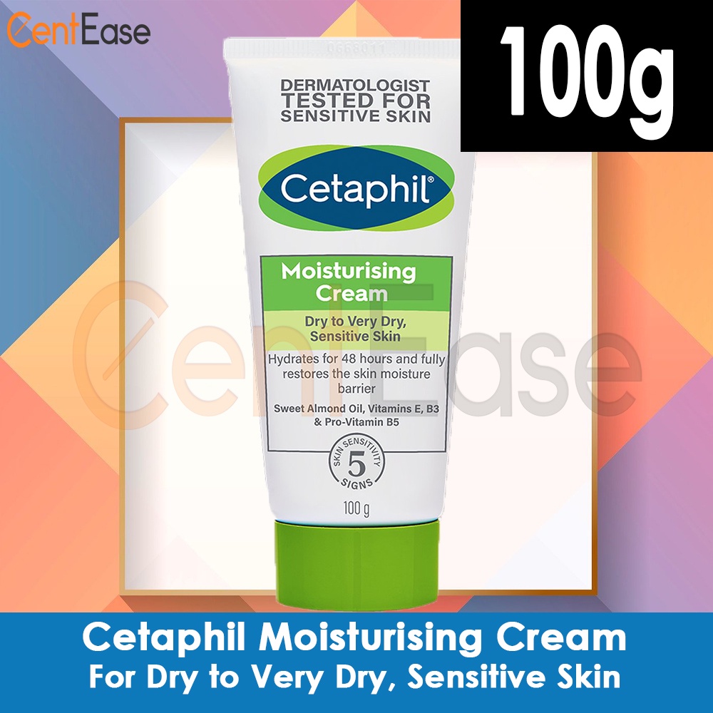 Cetaphil Moisturising Cream 100g - Fragrance Free | For Dry, Sensitive ...