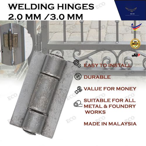 (1pc)2.0MM /3.0MM Welding Hinges Ensel Welding Pintu Butterfly Welding ...