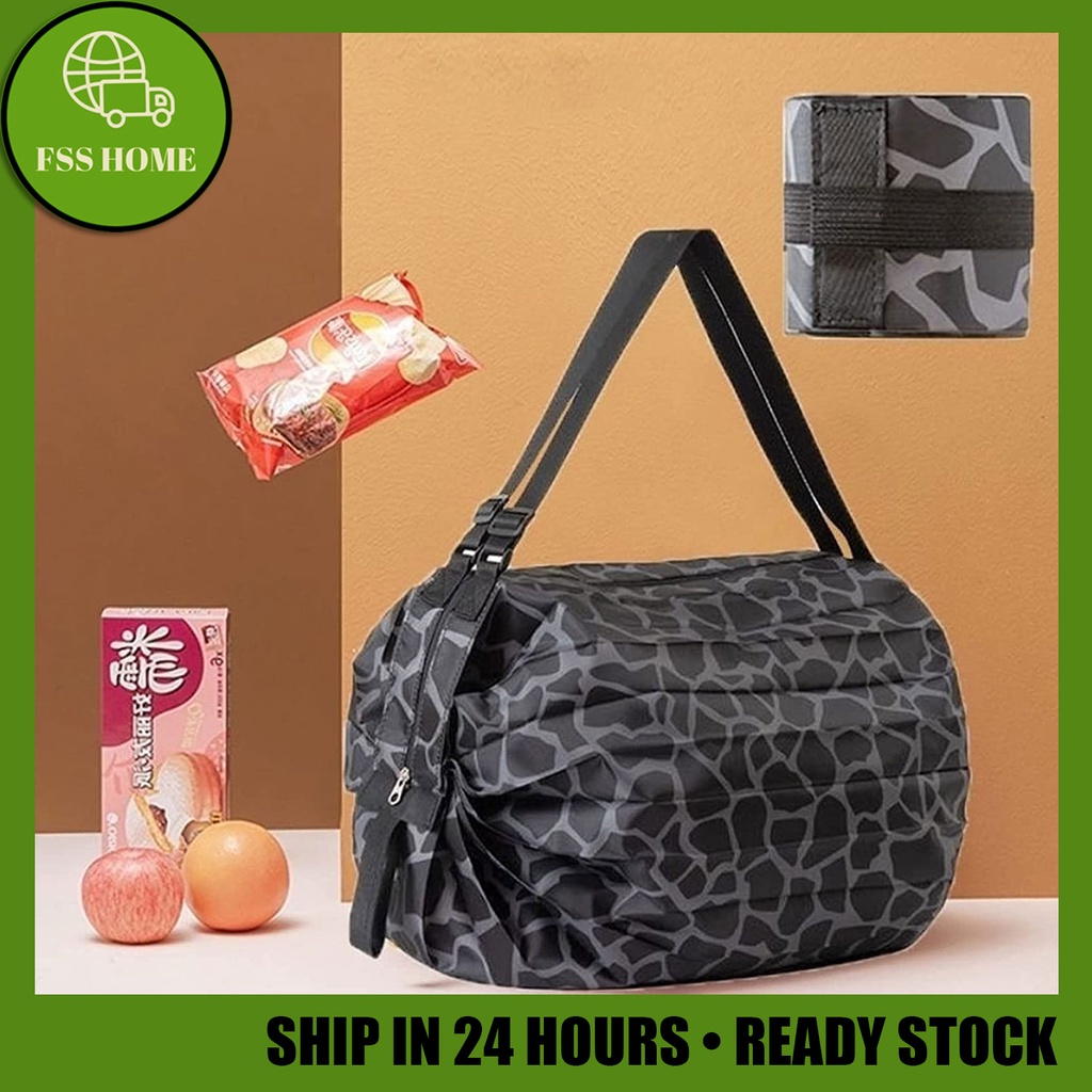 Reusable Foldable Shopping Bag Super Light Weight Easy Carry Recycle ...
