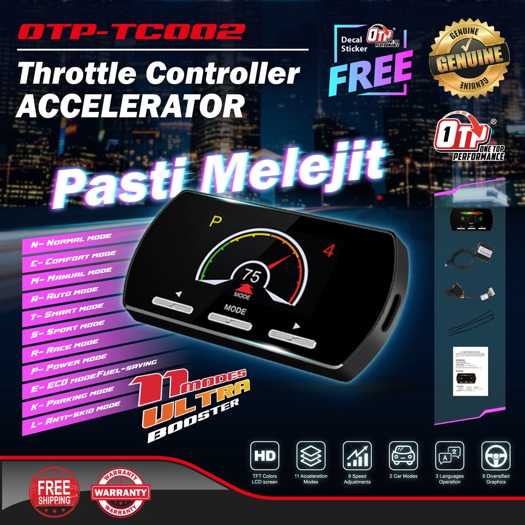 OTP Perodua Bezza Axia Myvi Gen3 Aruz Ativa Car Electronic Throttle ...