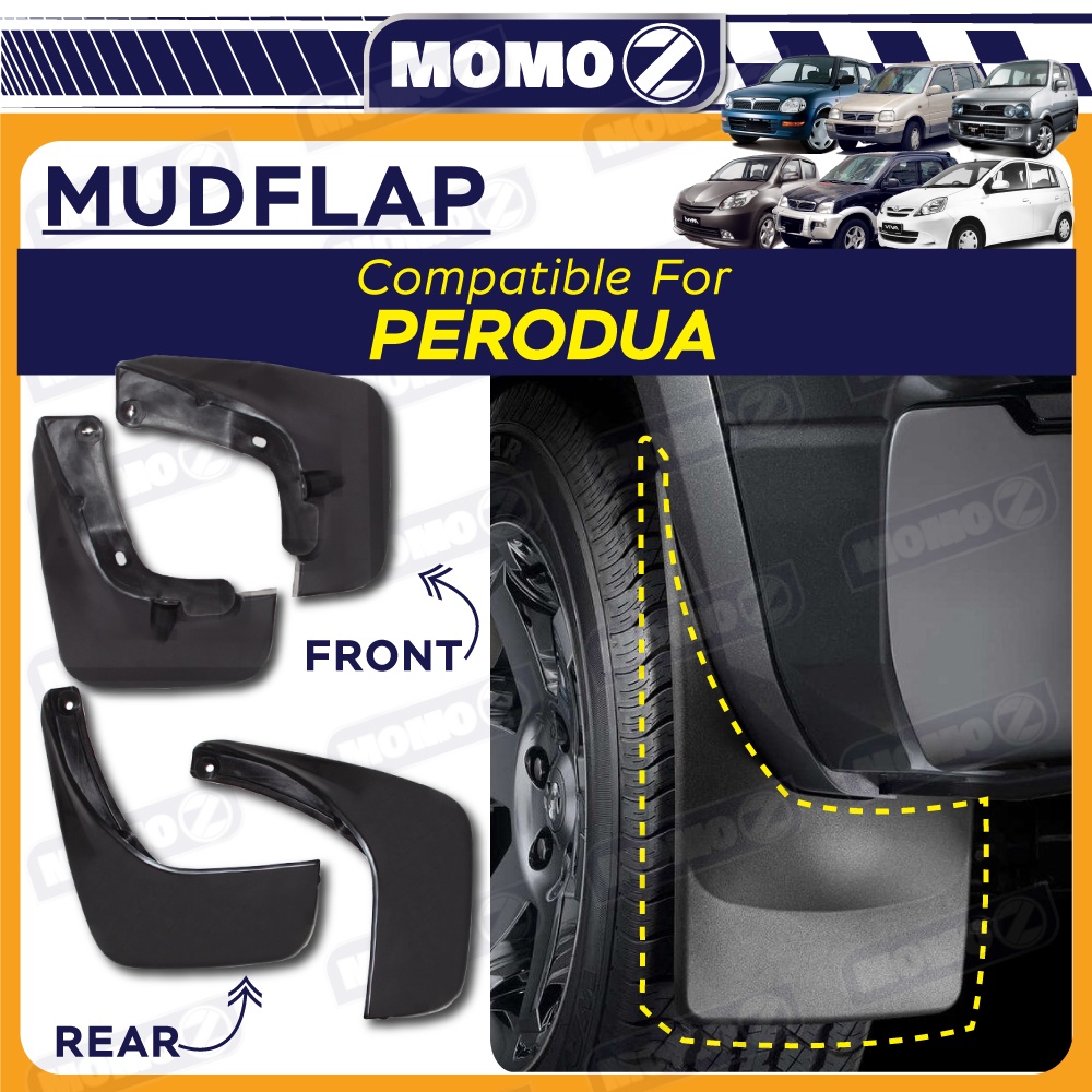 Car Front Rear Rubber Mudflap Fit For Perodua Kancil Kembara Kelisa ...