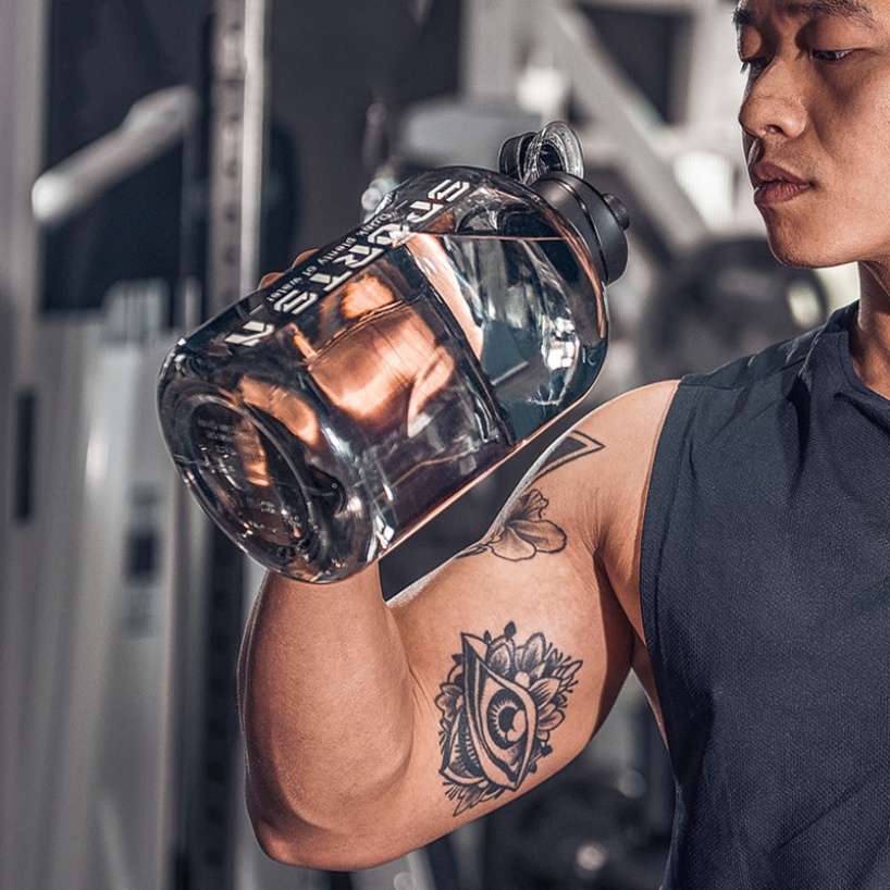 1L- 5L Extra Large Capacity Sports Water Bottle BPA Free Gym Outdoor Fitness Tritan Water Bottle ...