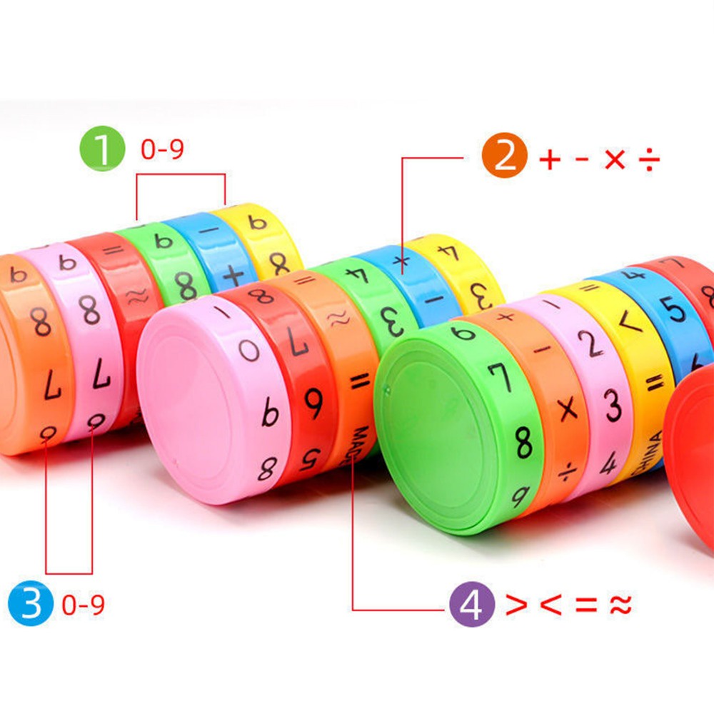 Kids Mathematics Numbers Magic Cube / Children Mathematics Calculate ...