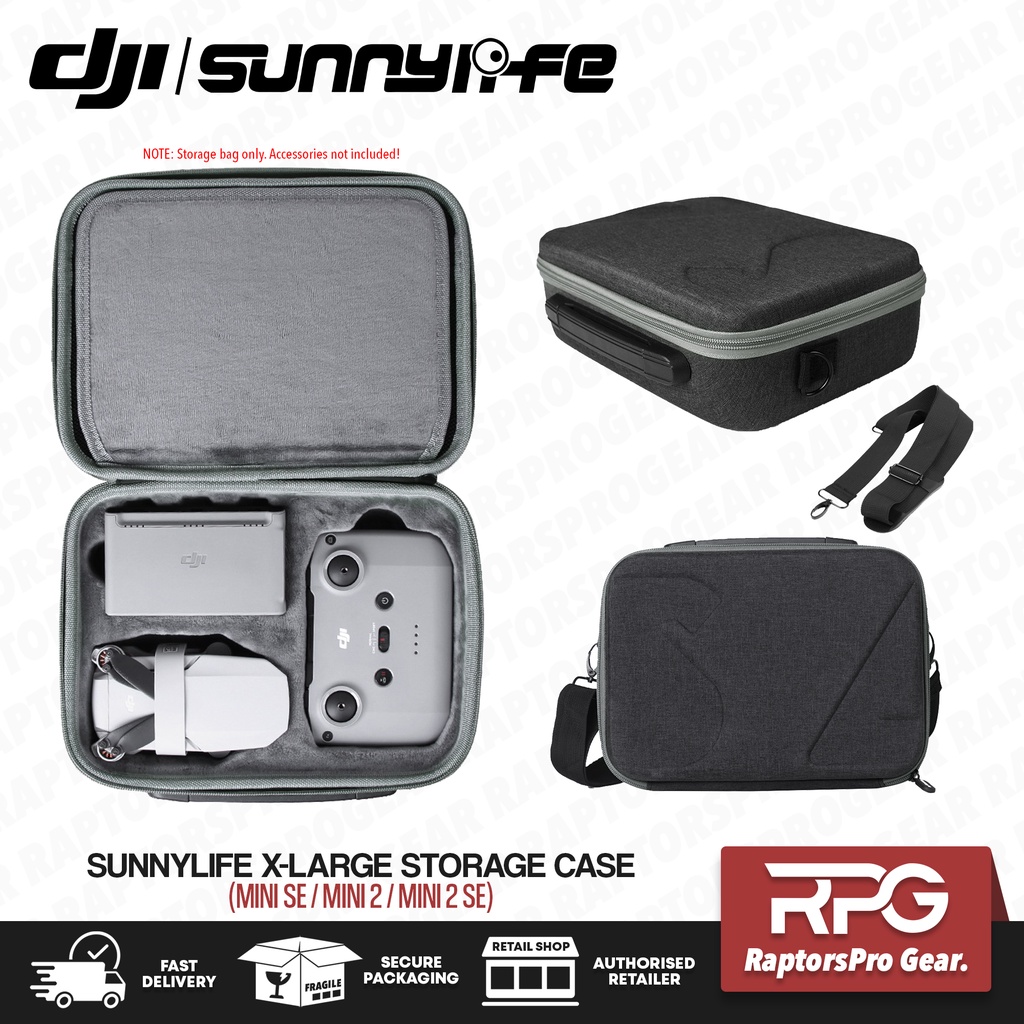 SUNNYLIFE X-Large Storage Bag Hard Carry Case for DJI Mini SE / DJI ...