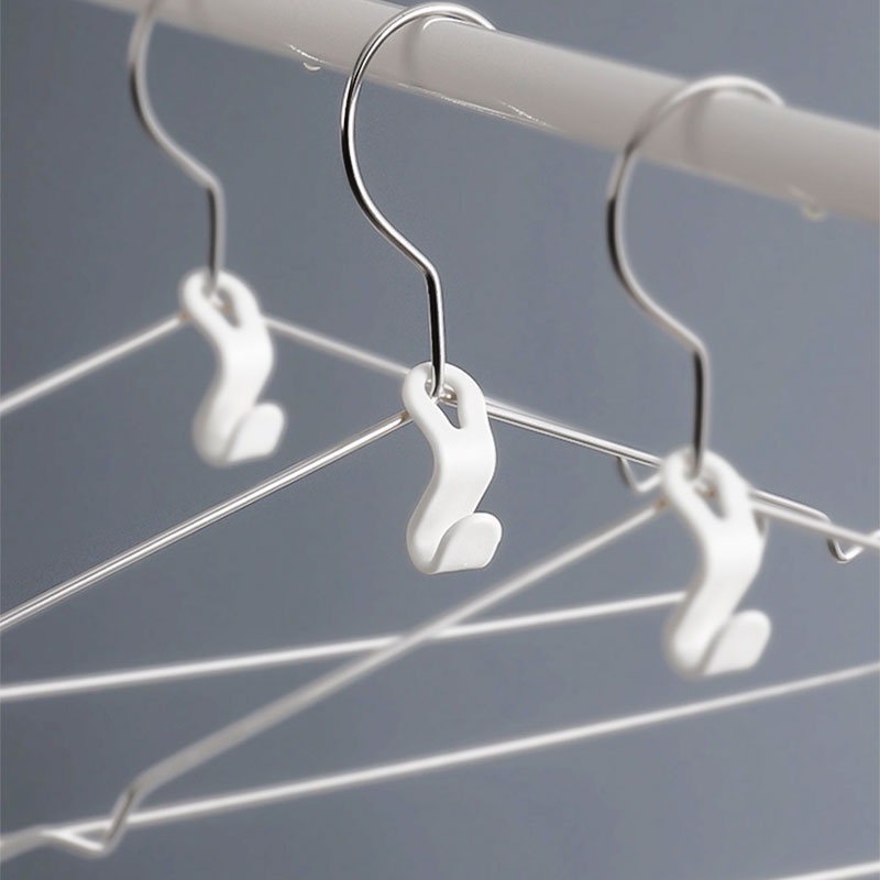 Clothes Hanger Connector Hooks Mini Cloth Hangers Vertical Extender ...