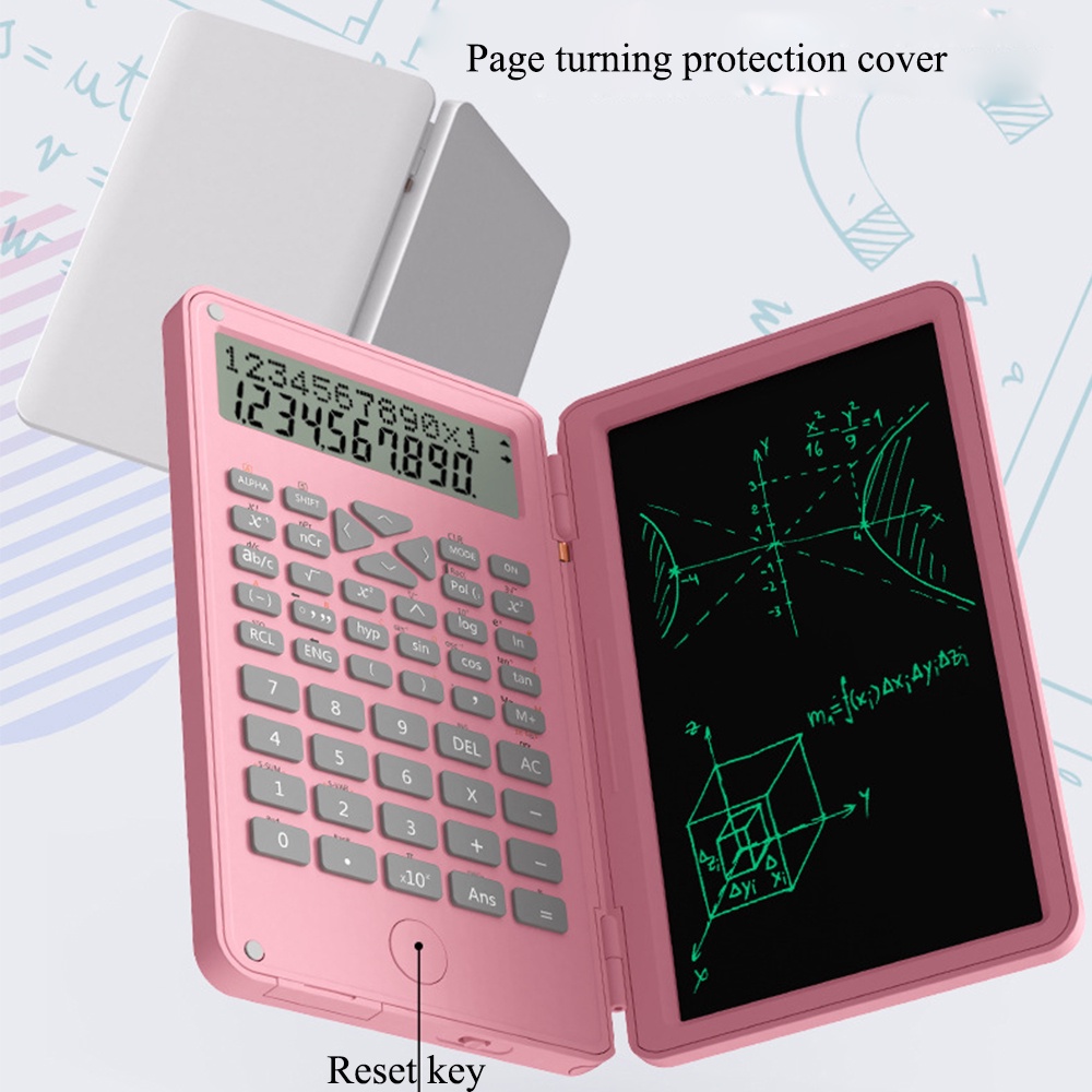 Scientific Calculator with Writing Pad 6 Inch LCD Screen Foldable ...
