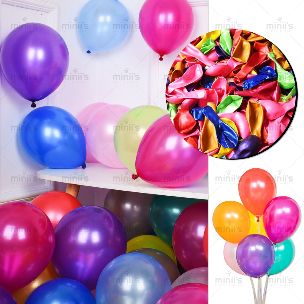 10pcs 12’ inch Thicken Colourful Pearl Neo Latex Balloon Party Event ...