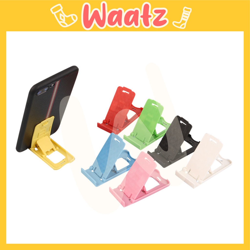 (STD16) Phone Tablet Mobile Stand Holder Foldable Desktop Lipat Mini ...
