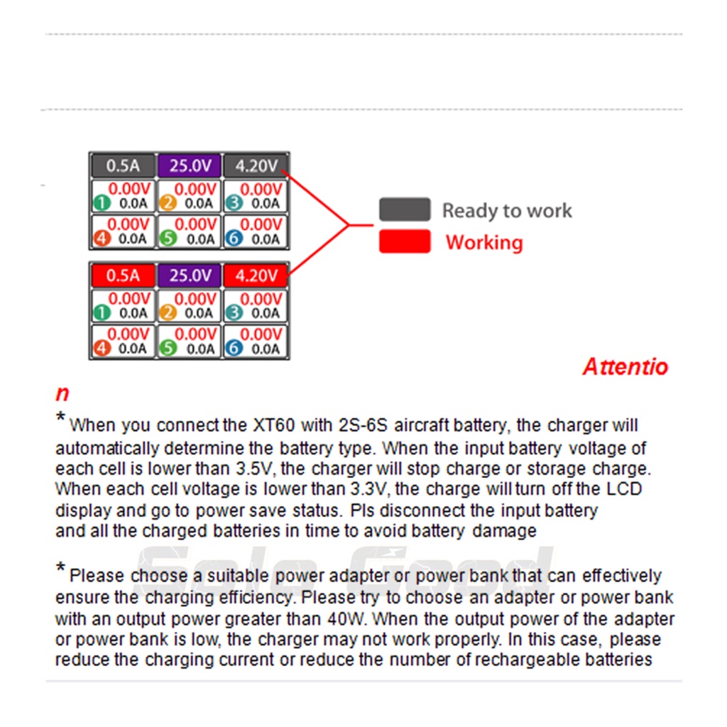 NEW VIFLY WhoopStor 3 V3 6 Ports 1S LIPO Battery Charger Discharger ...