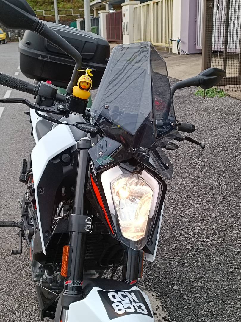 Motorcycle front Windshield WindScreen Visor Viser For KTM Duke 125 200 ...