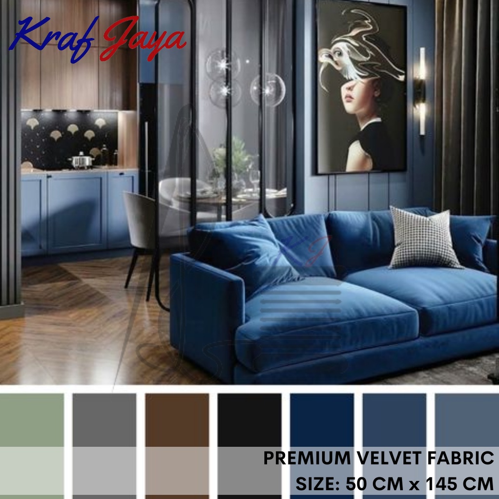 [NEW] Velvet Fabric Silky Fabric Kain Baldu Kain Satin Premium Velvet ...