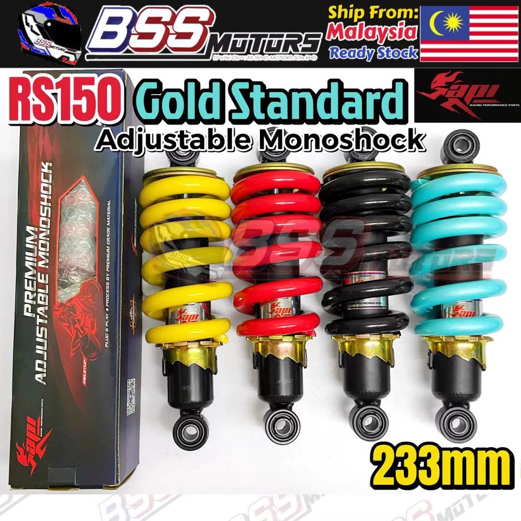 Monoshock API Racing Honda RS150 RS 150 Monoshock 233MM Mono Rear Shock ...