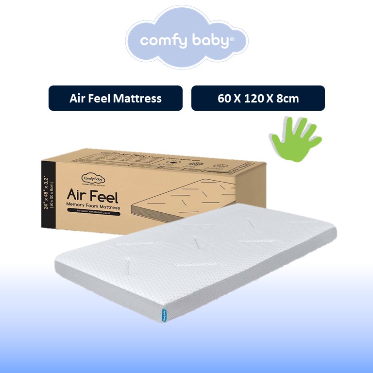 Comfy Baby Air Feel Memory Foam Mattress (60 x 120 x 8cm) | Shopee Malaysia
