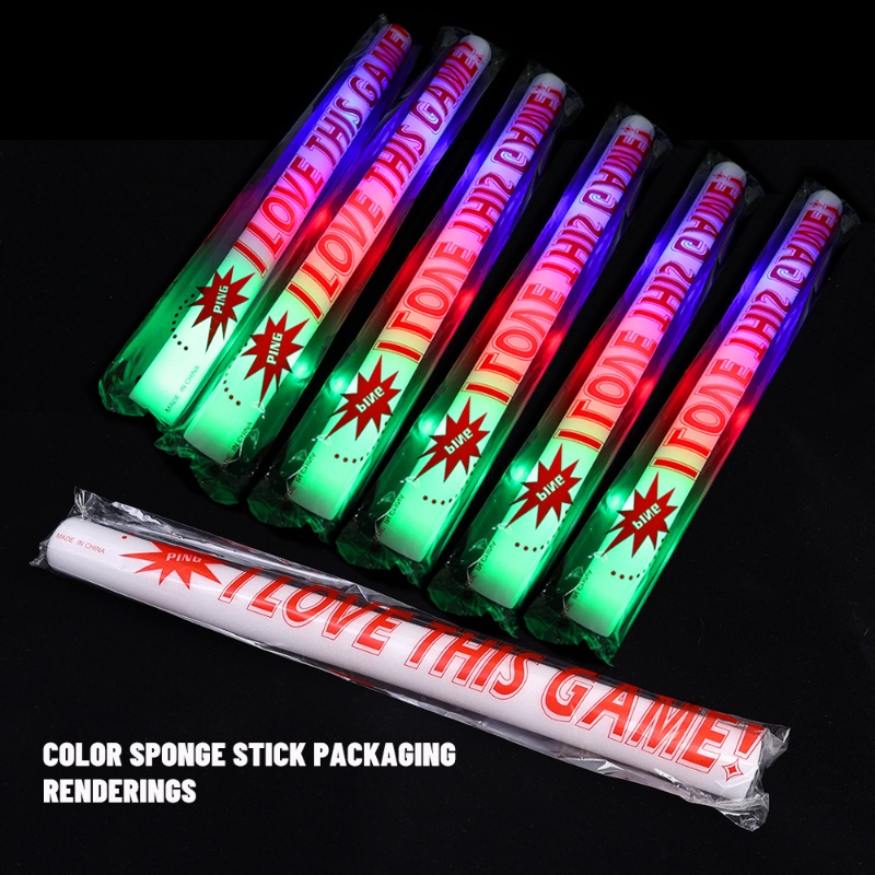 [ Featured ] Colorful Glow Sponge Stick / LED Foam Lamp Tube / Concert ...