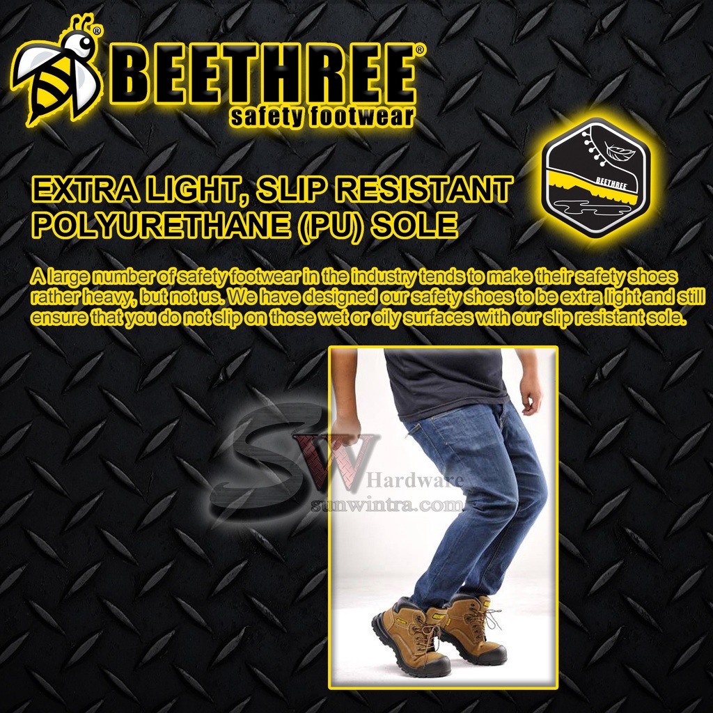 BEETHREE BT8861 5INCHES ANKLE BOOT SAFETY SHOES Safety Boots BT-8861 ...