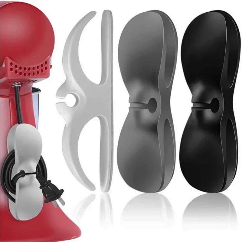 Cable Organizer Cord Wrapper Clip Adhesive Wire Winder Kitchen ...