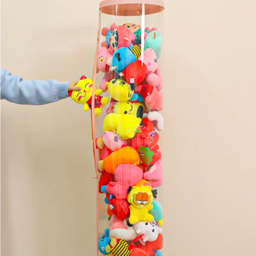 【24H shiping】90-150cm Upgraded Zipper Doll Storage Bucket Plush Toy ...